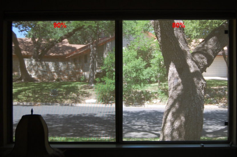 80% Solar Screens shade examples. Thorough descriptions and pictures.